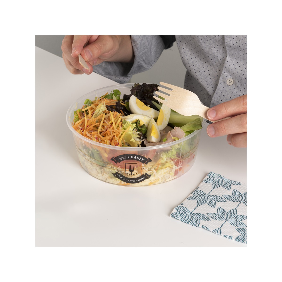 Boite à pâtes carrée, boîtes carton alimentaire - FAVRY